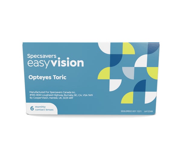 Contact Lenses - Easyvision | Specsavers CA