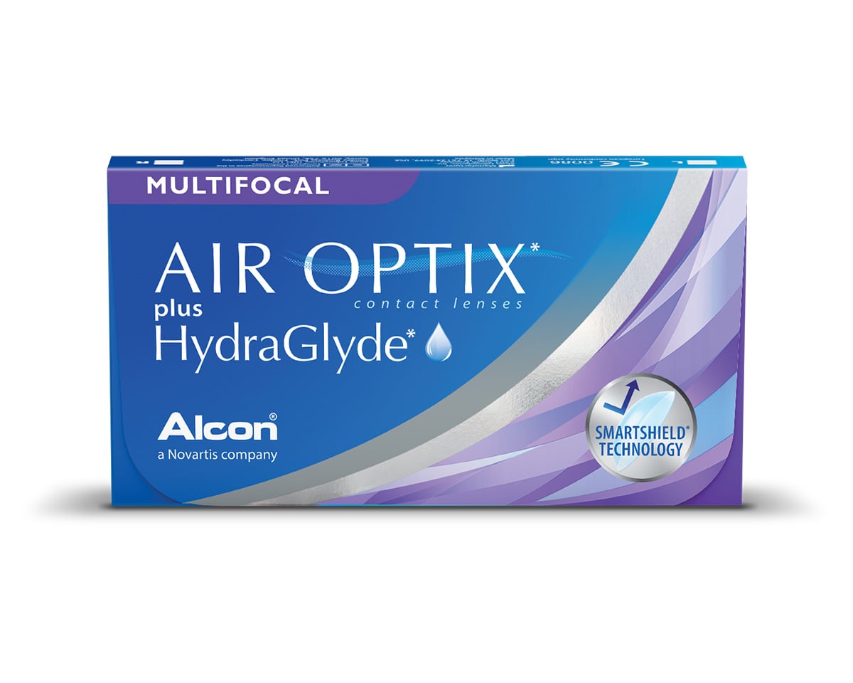 Air Optix Plus HydraGlyde Multifocal Progressiva linser Kontaktlinser ...