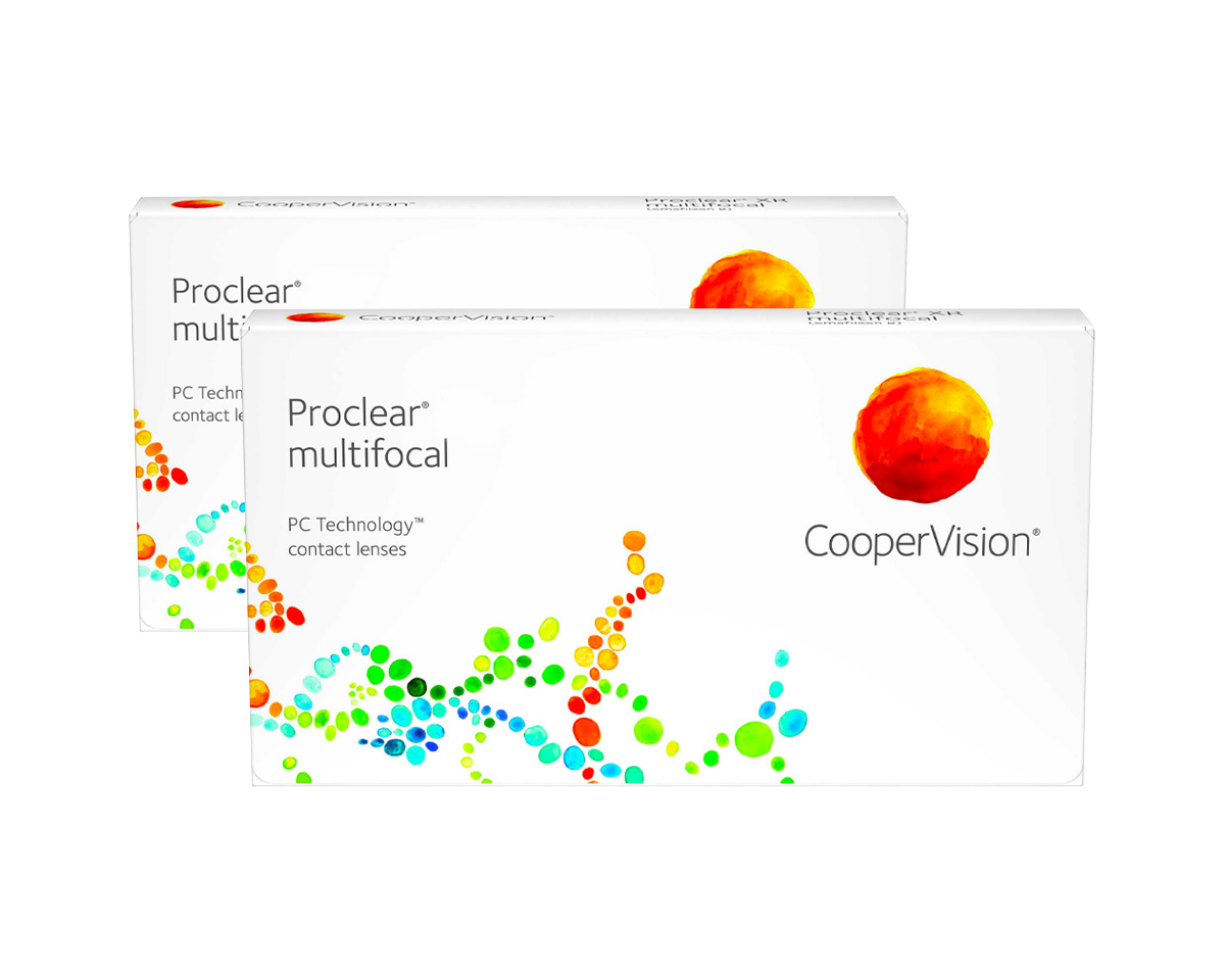 Proclear Multifocal 6 linser Progressiva linser Kontaktlinser ...