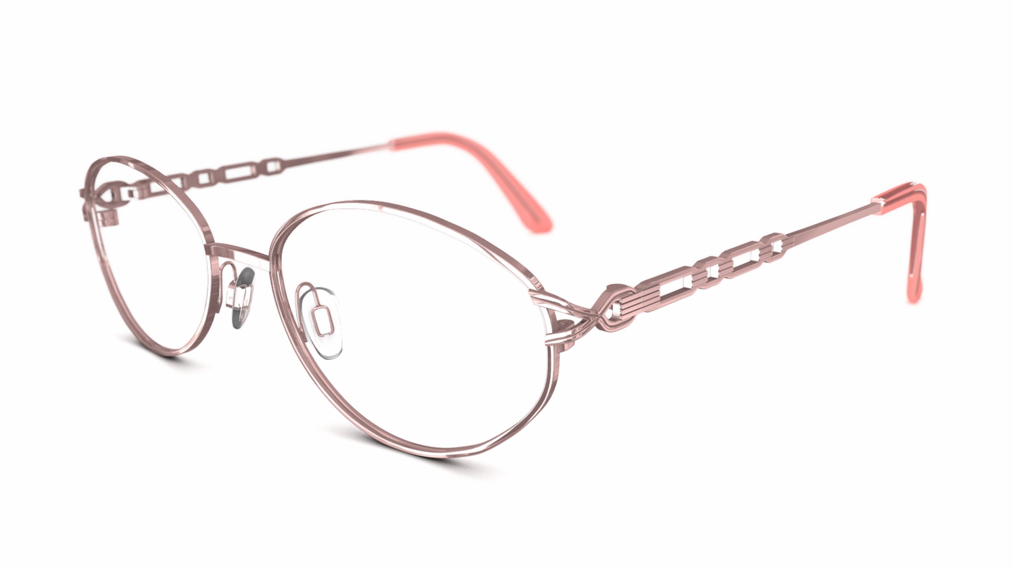 Specsavers Women's glasses IDA1 | Pink Oval Metal Frame $39 ...