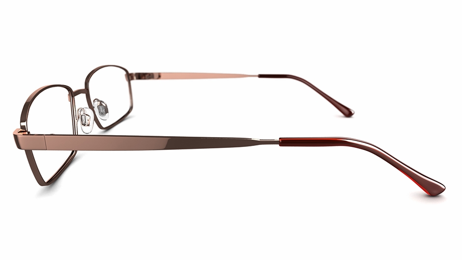 Specsavers Men's glasses SAXON | Gold Angular Metal Frame €69 ...