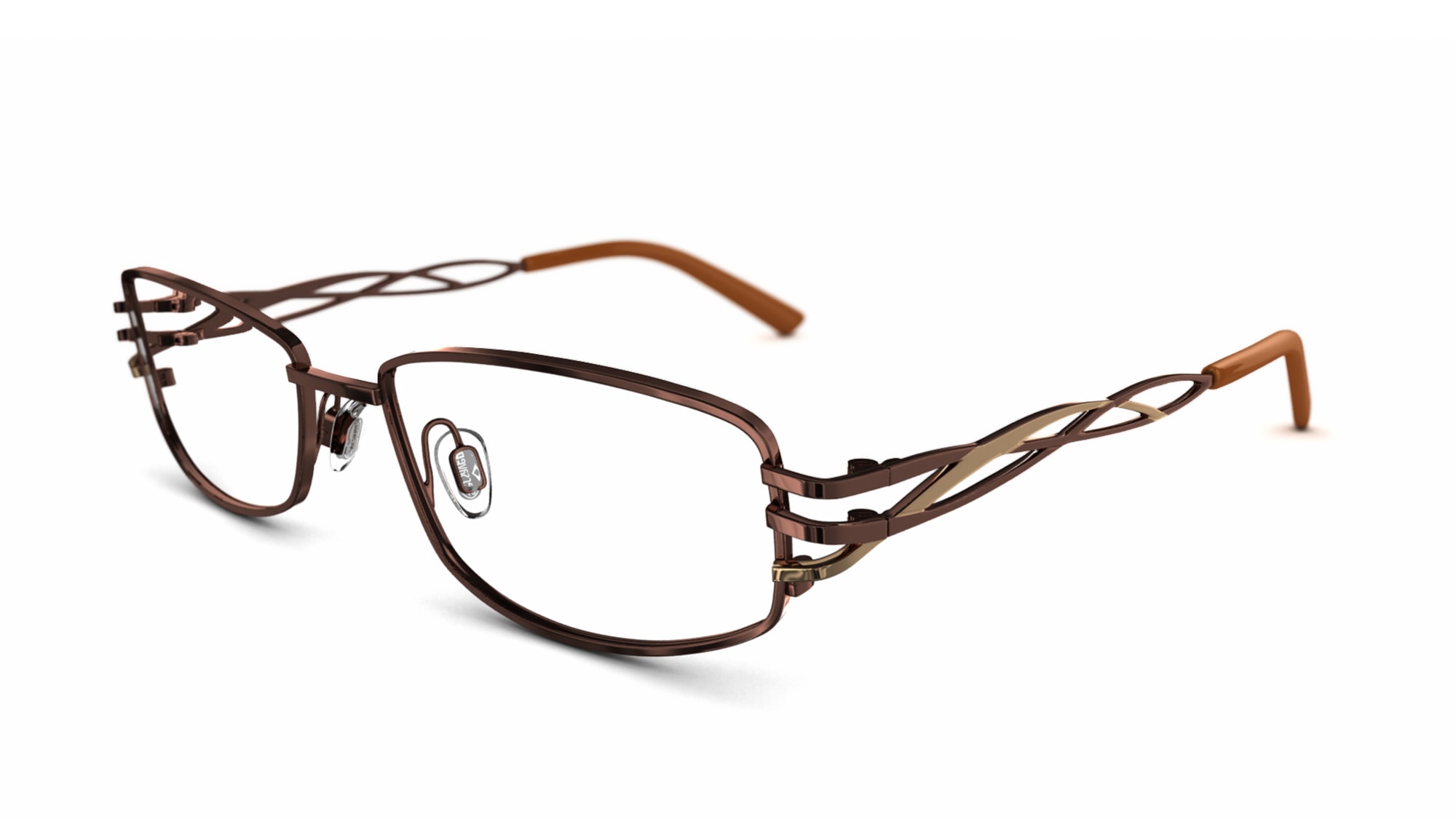Specsavers Women's glasses ANONA | Brown Oval Metal Frame £69 ...