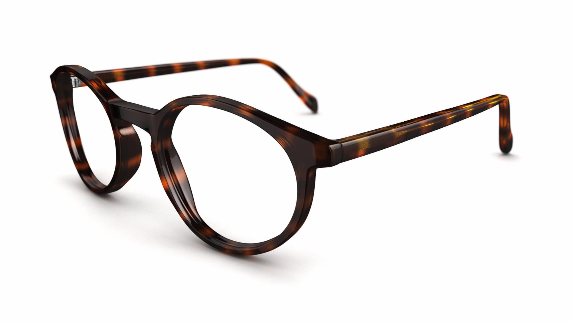Specsavers Men's glasses RUFUS | Tortoiseshell Round Acetate Plastic ...