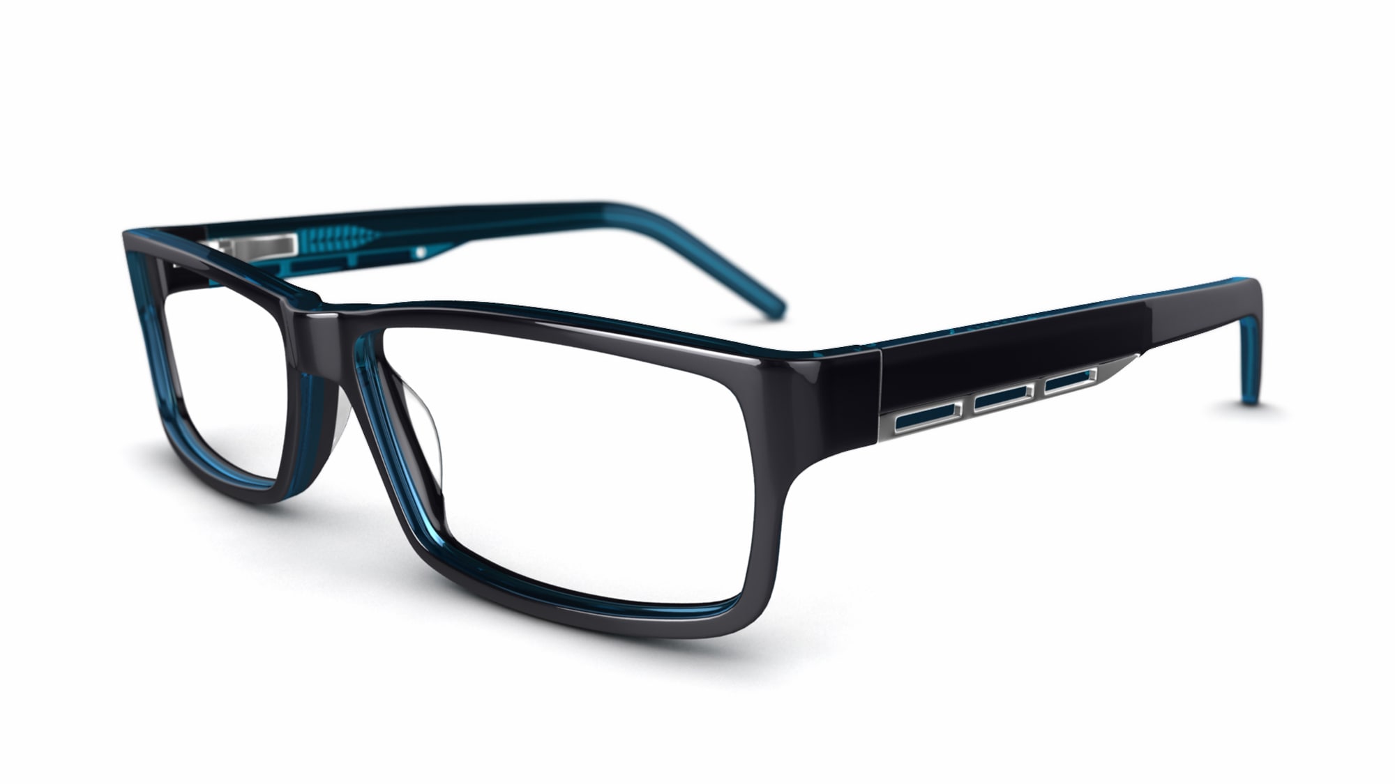 Specsavers Men's glasses EMILE | Black Square Plastic Acetate Frame £99 ...