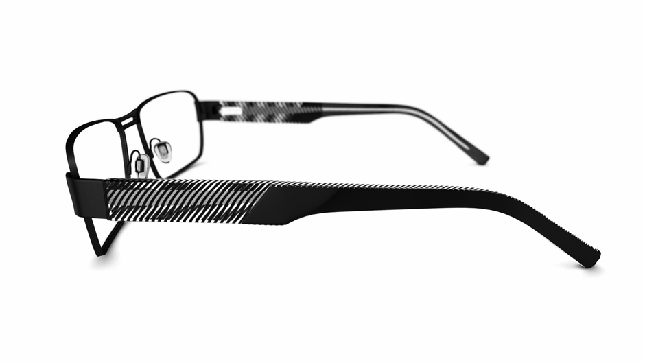 Specsavers Men's glasses ENOS | Black Metal Frame $249 | Specsavers ...