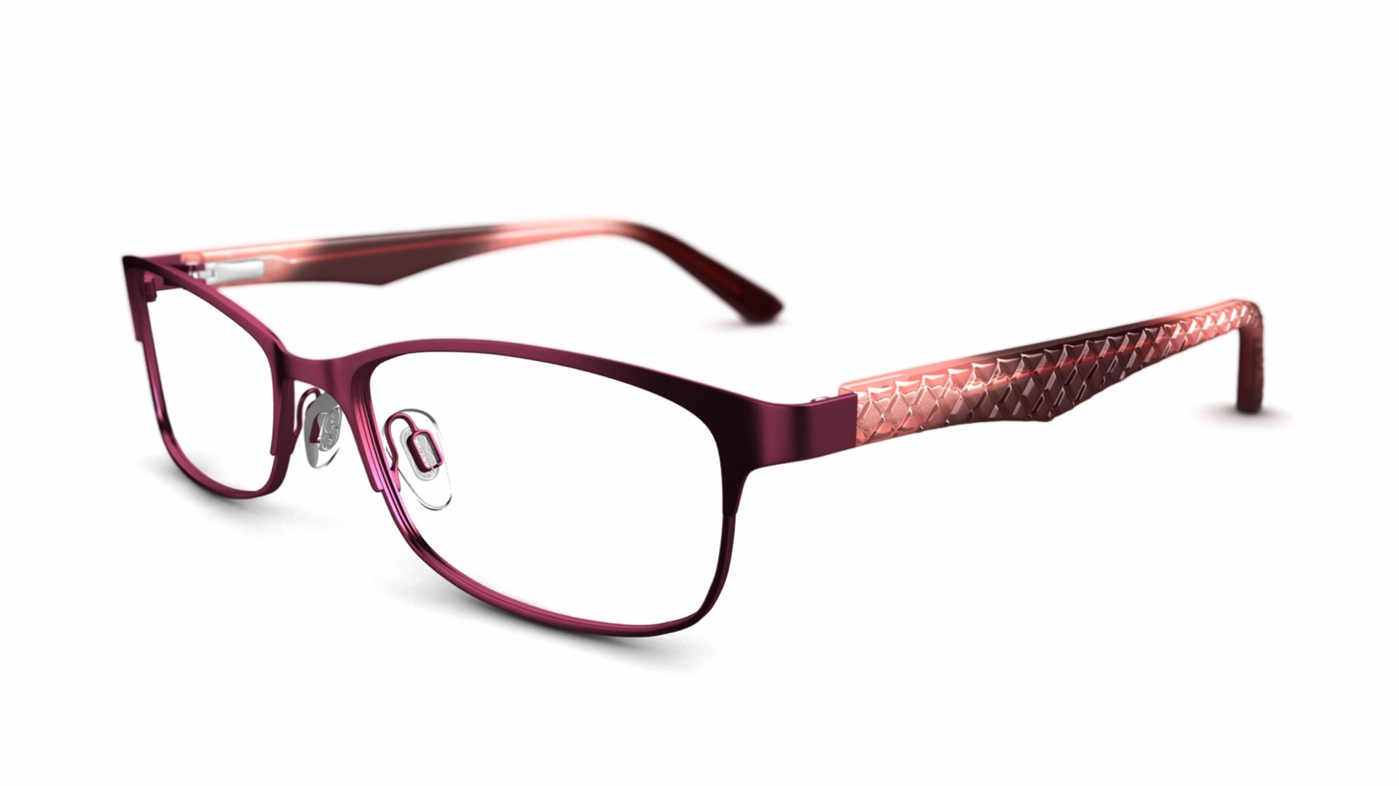 Specsavers Women's glasses DIONNE | Red Metal Stainless steel Frame ...