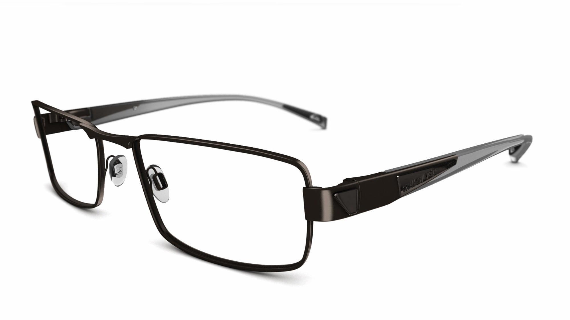 Quiksilver Men's glasses QUIKSILVER 47 | Gunmetal Rectangle Metal Frame ...