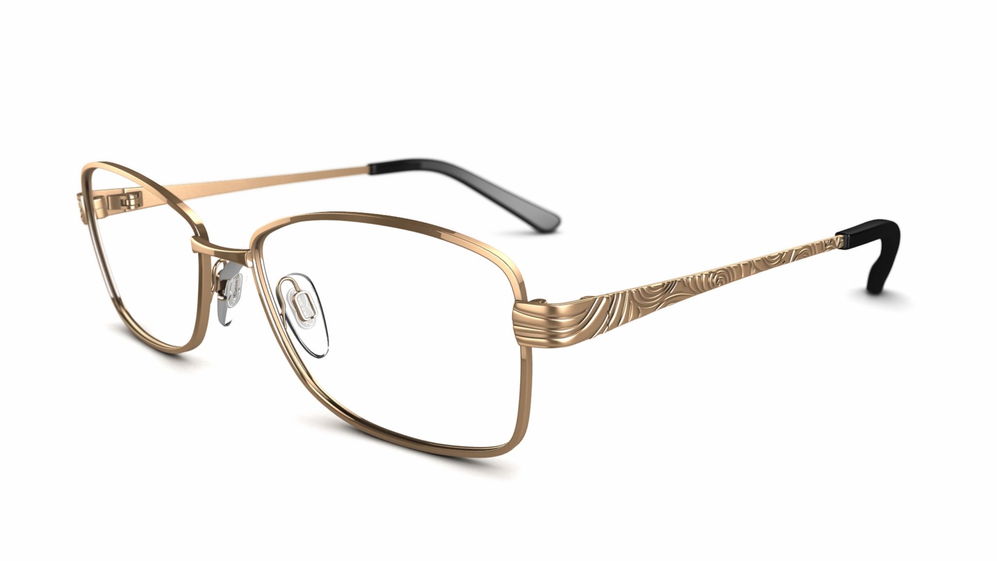 Specsavers Women's glasses LOREN | Gold Metal Stainless steel Frame ...