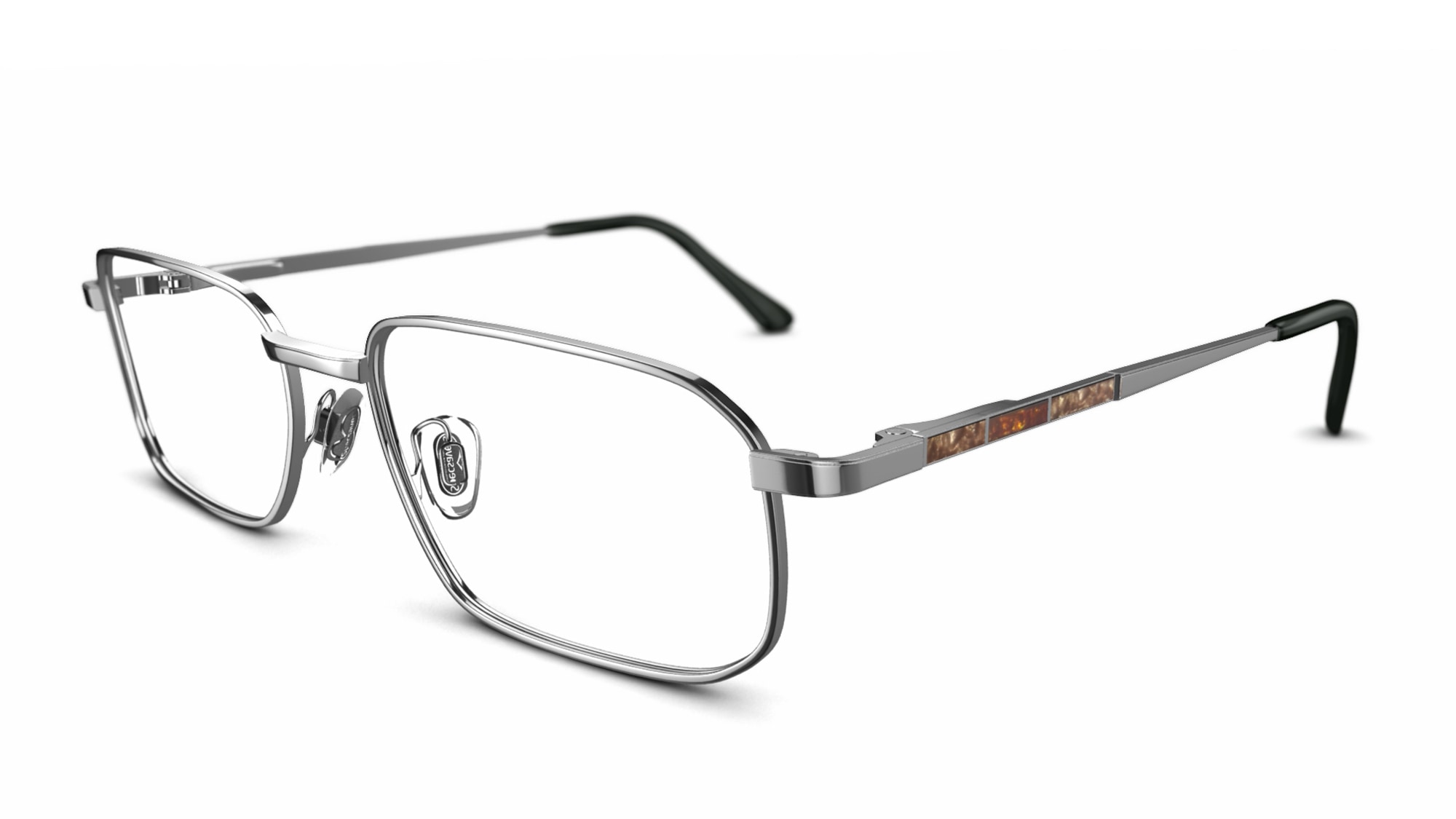 Specsavers Men's glasses DODGE | Gunmetal Metal Stainless steel Frame ...