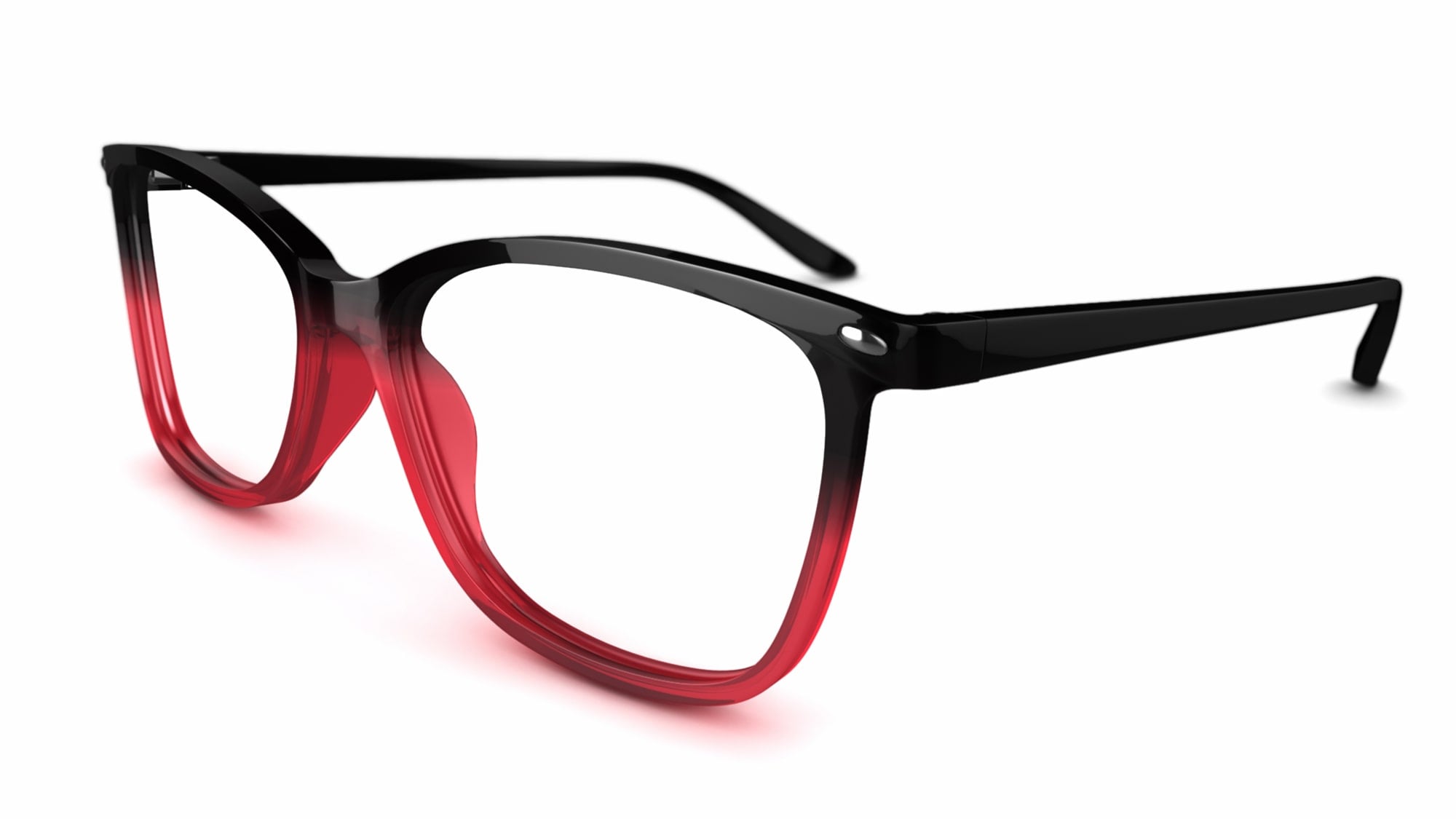 Specsavers Women's glasses NETTLE | Black Square Plastic Acetate Frame ...