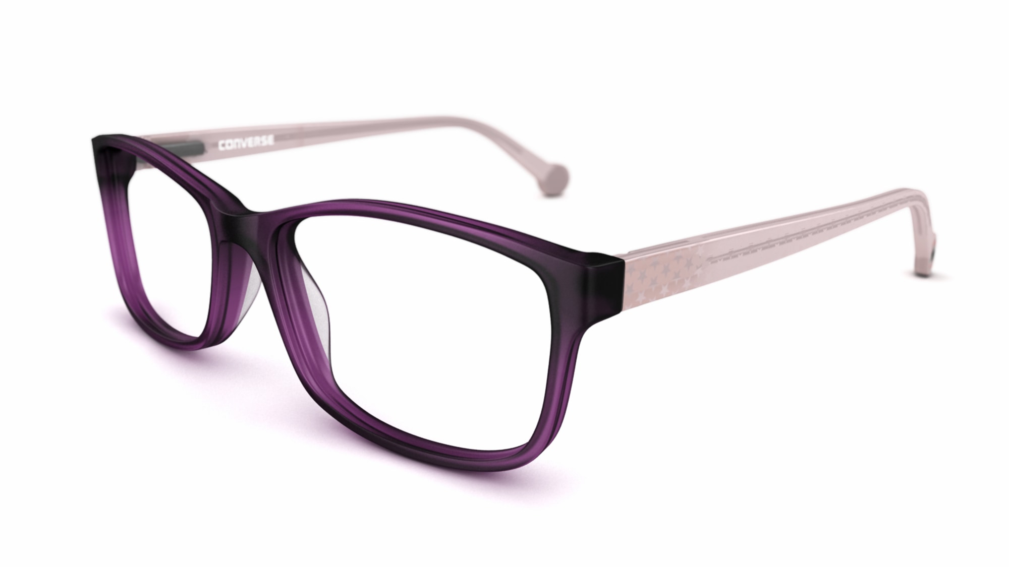 Converse Womens Glasses Converse 15 Purple Acetate Plastic Frame 199 Specsavers Australia