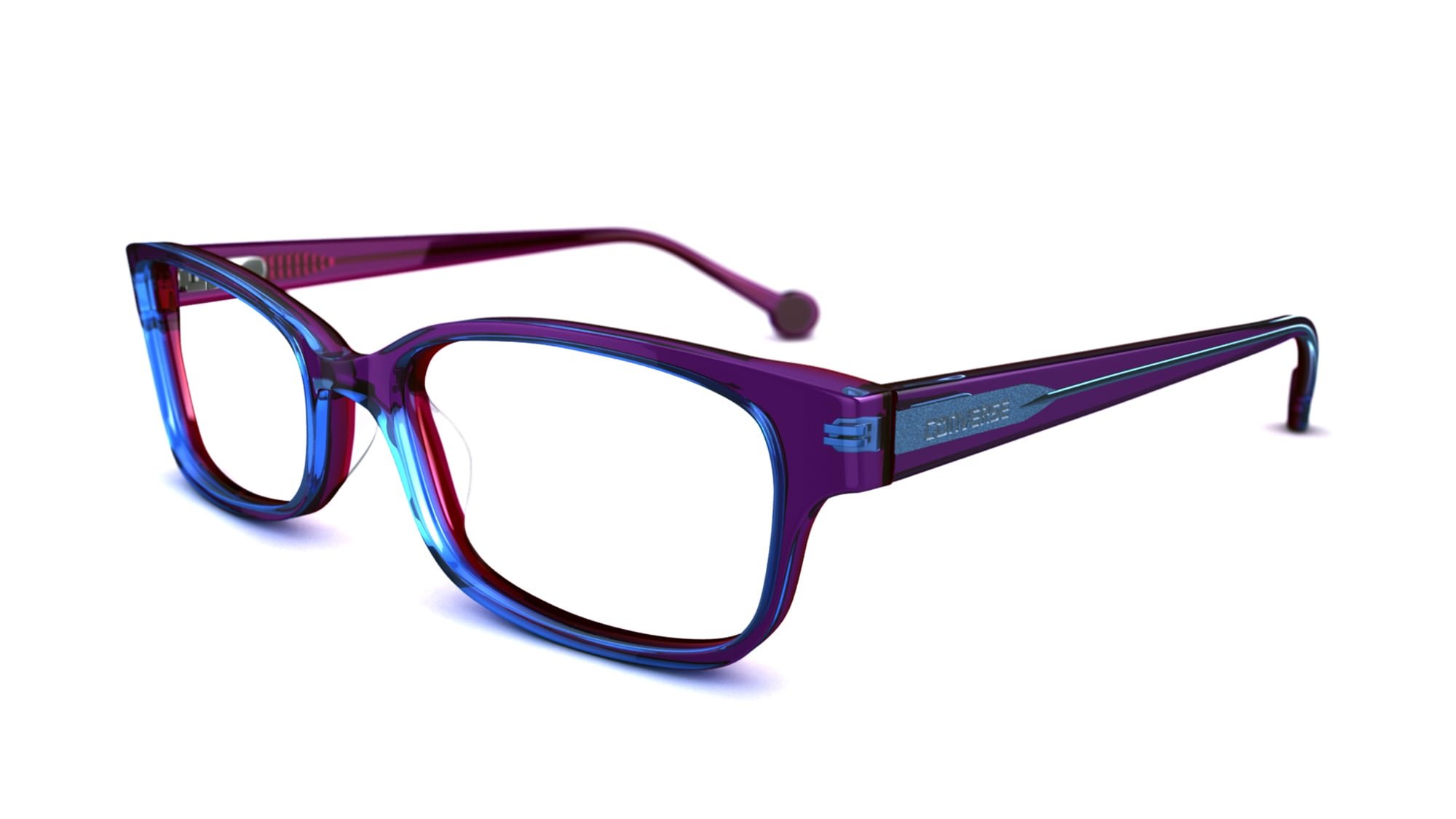 Converse Womens Glasses Converse 20 Purple Acetate Plastic Frame 299 Specsavers New Zealand