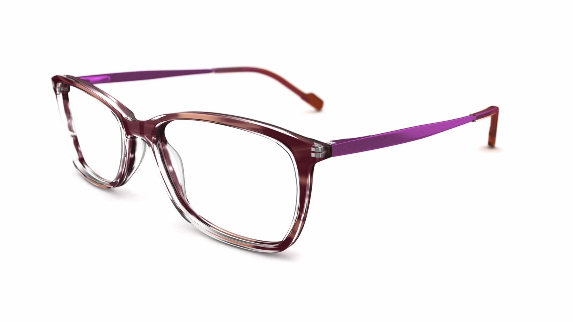Specsavers Women's glasses AMETHYST | Brown Rectangle Plastic Acetate ...