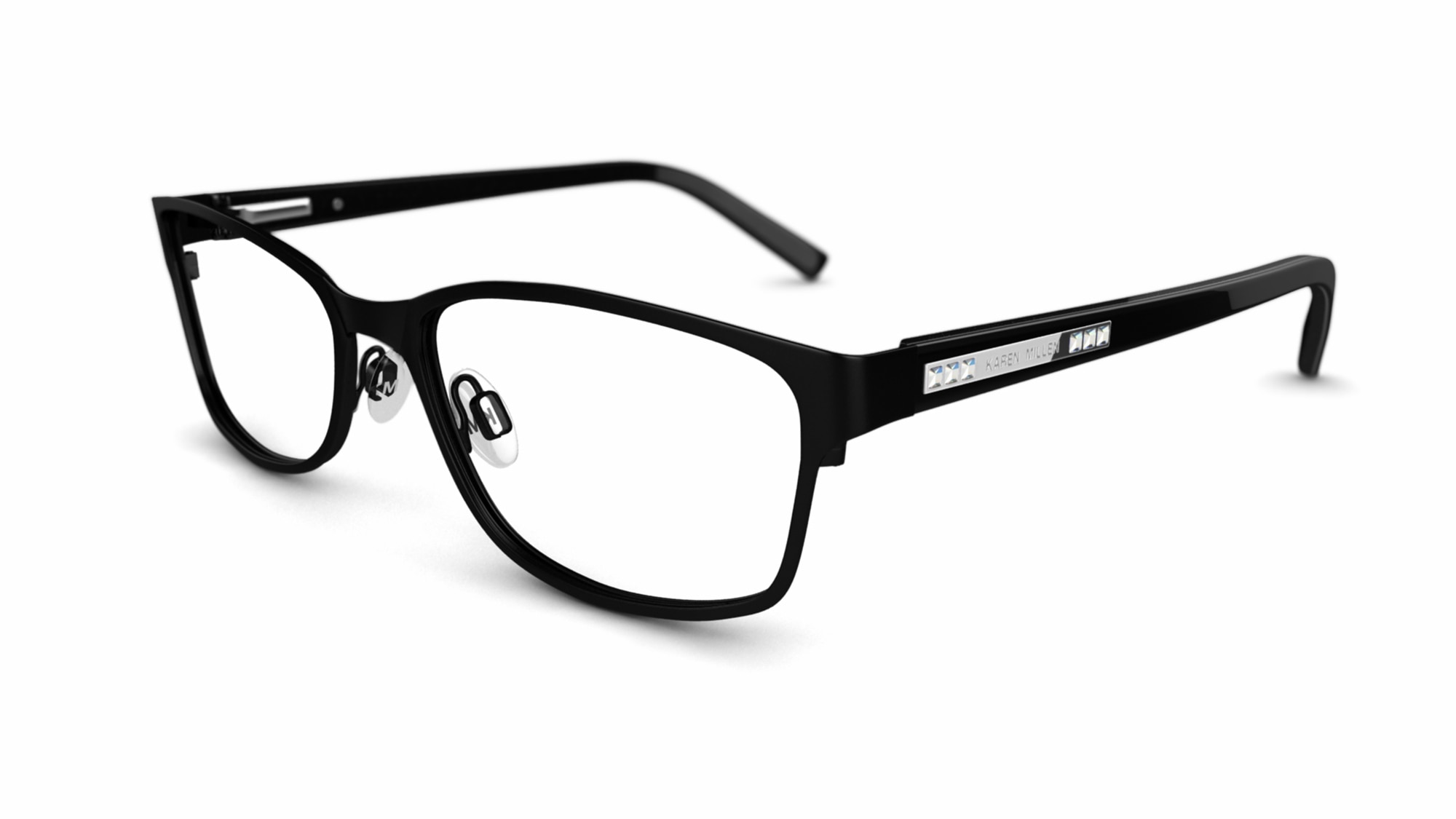 Karen Millen Womens Glasses Km 47 Black Frame £125 Specsavers Uk