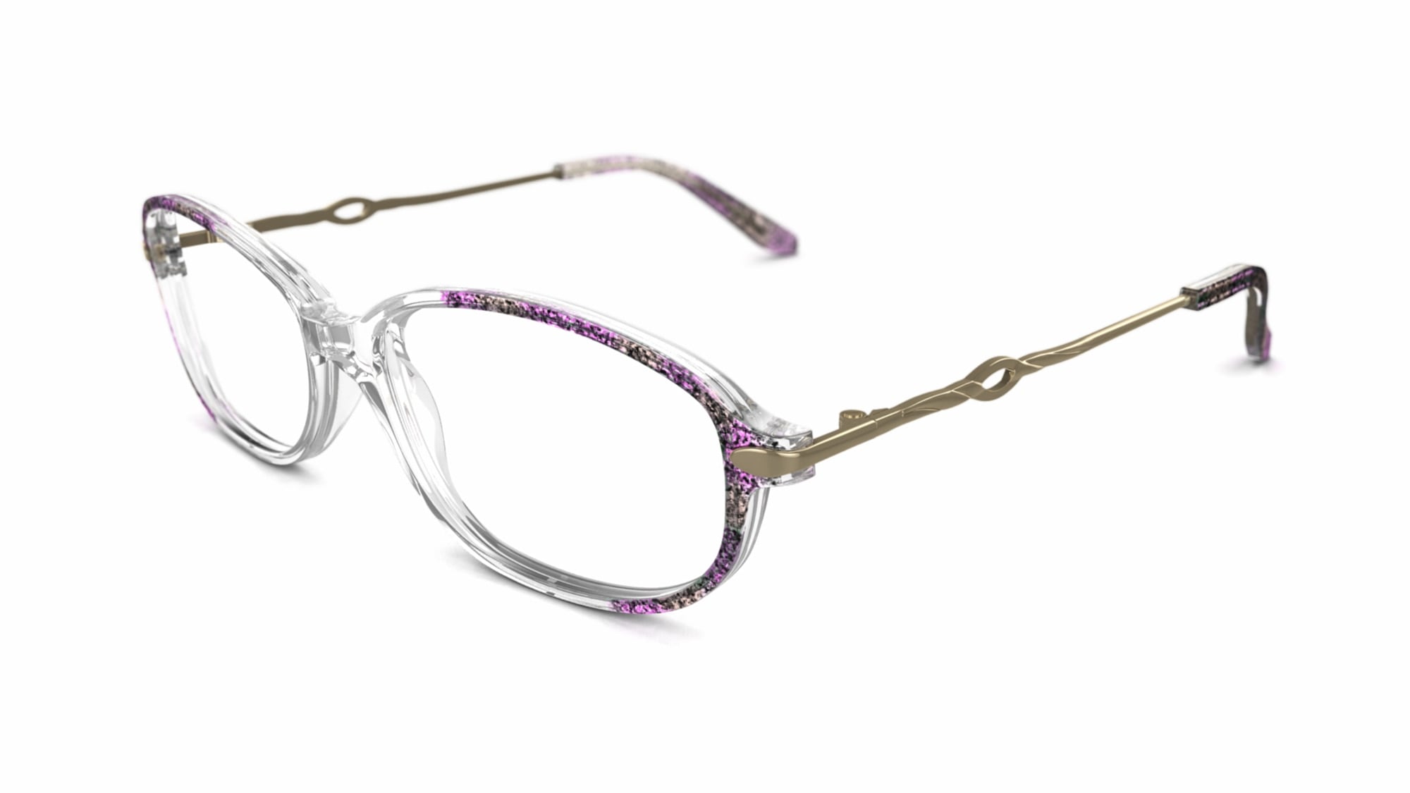 Specsavers Women's glasses WYANET | Clear Oval Plastic Cellulose ...