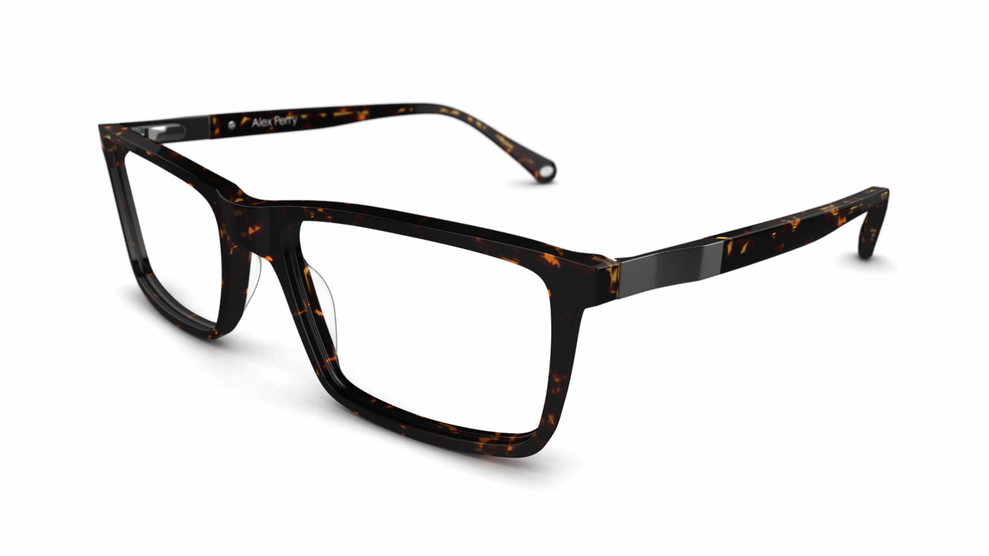 Alex Perry Men's glasses AP MEN 09 | Brown Angular Plastic Acetate ...