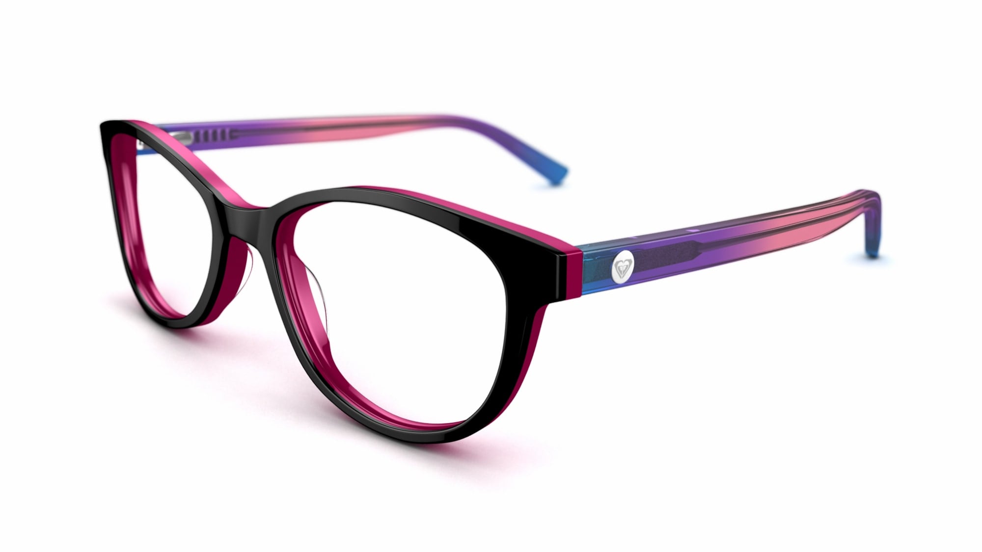 Roxy Women's glasses ROXY 44 | Black Cateye Plastic Acetate Frame £130 ...