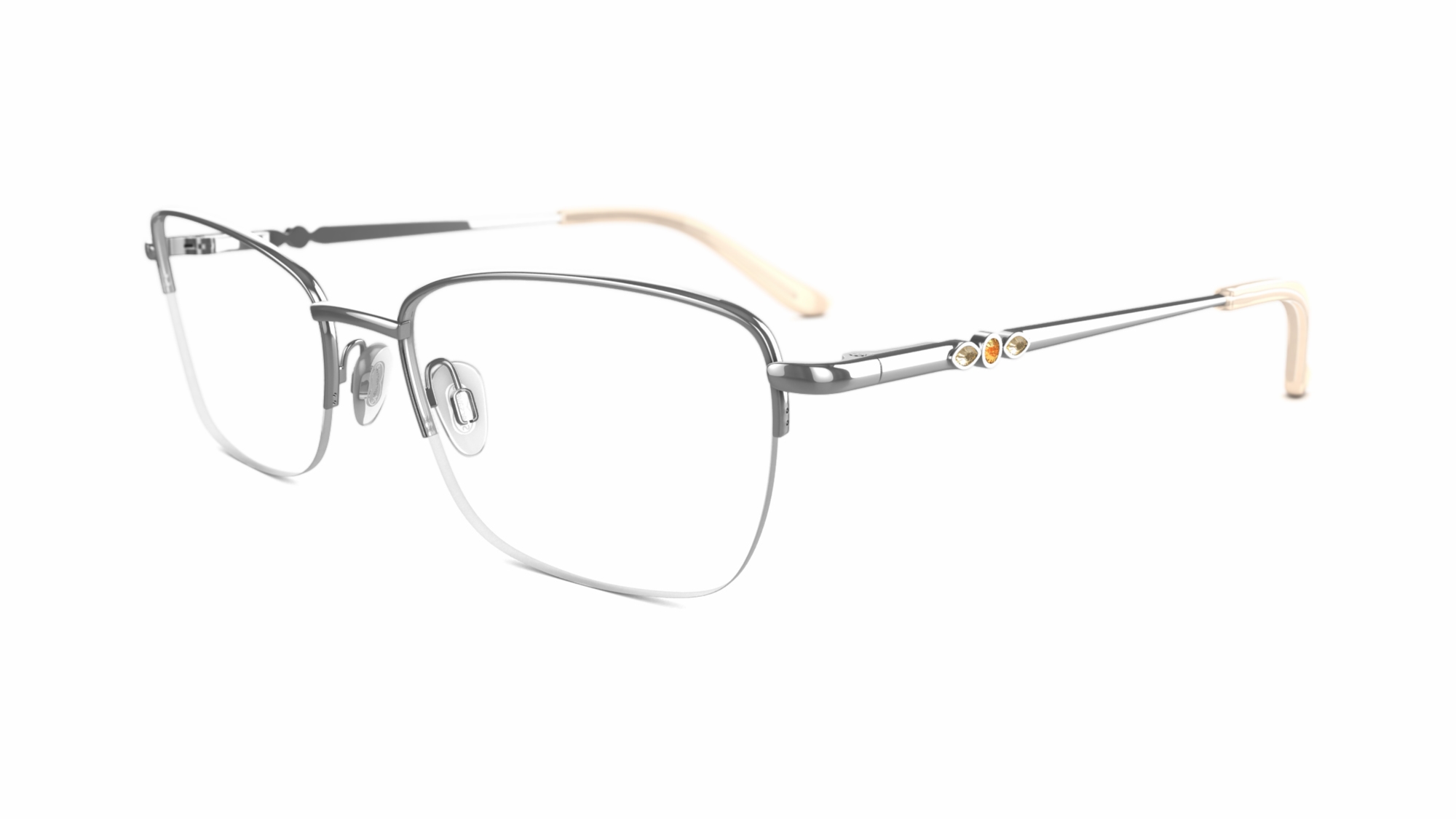 Specsavers Women's glasses DAISY | Silver Frame $299 | Specsavers Australia