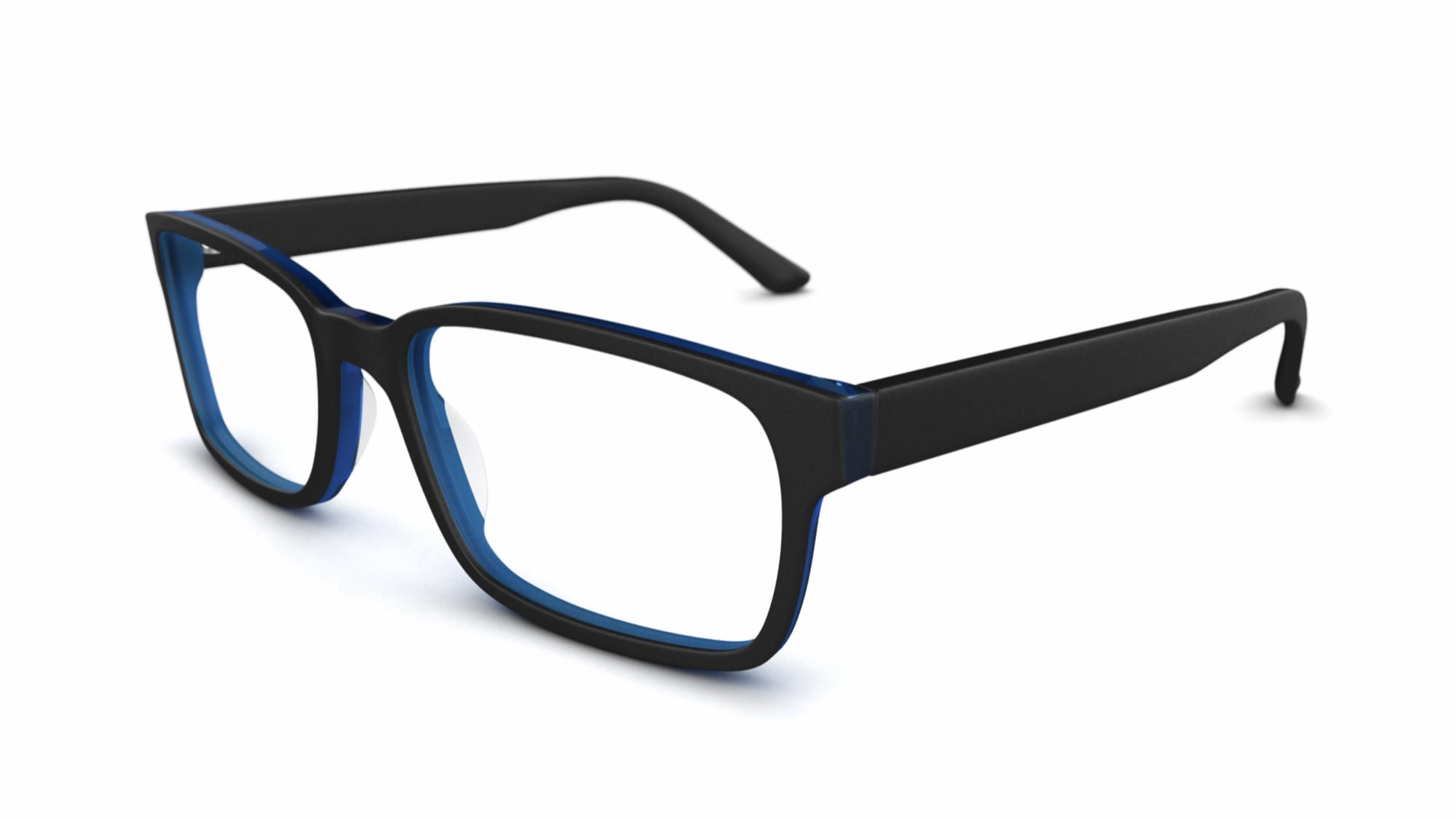 Specsavers Herre briller SENTAI FIVEMAN | Sort Geometrisk Plast Acetat ...