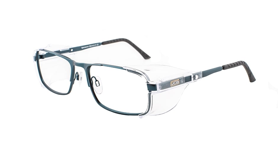 JCB Men's glasses JCB TRACK | Blue Square Metal Monel Frame £74 ...
