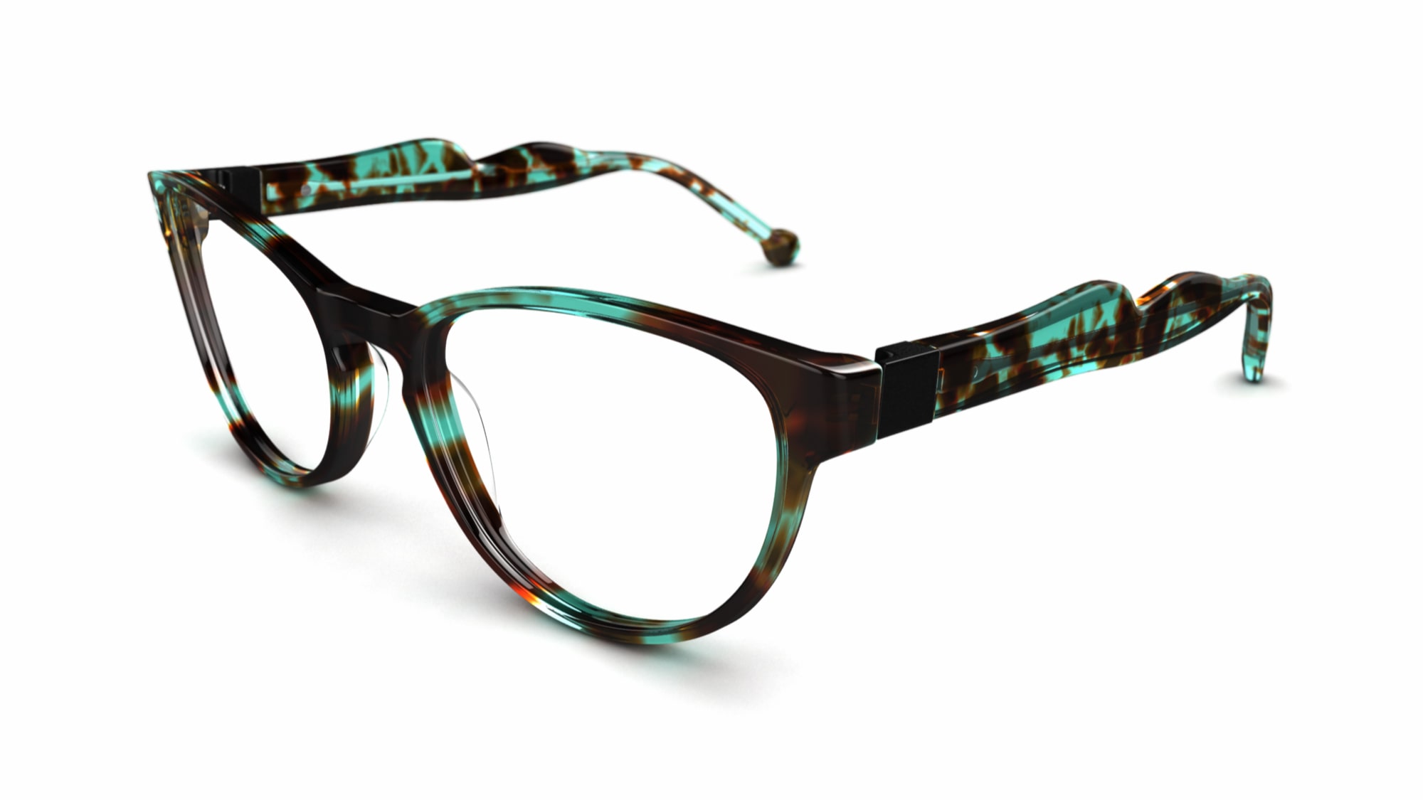 Red or Dead Women's glasses RED OR DEAD 122 | Brown Angular Acetate ...