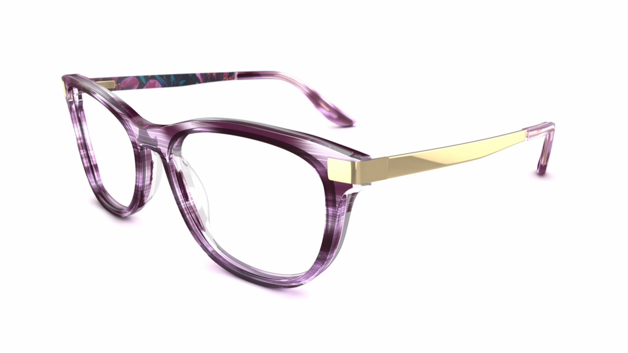 Specsavers Women's glasses LEILANI | Purple Cateye Plastic Acetate ...