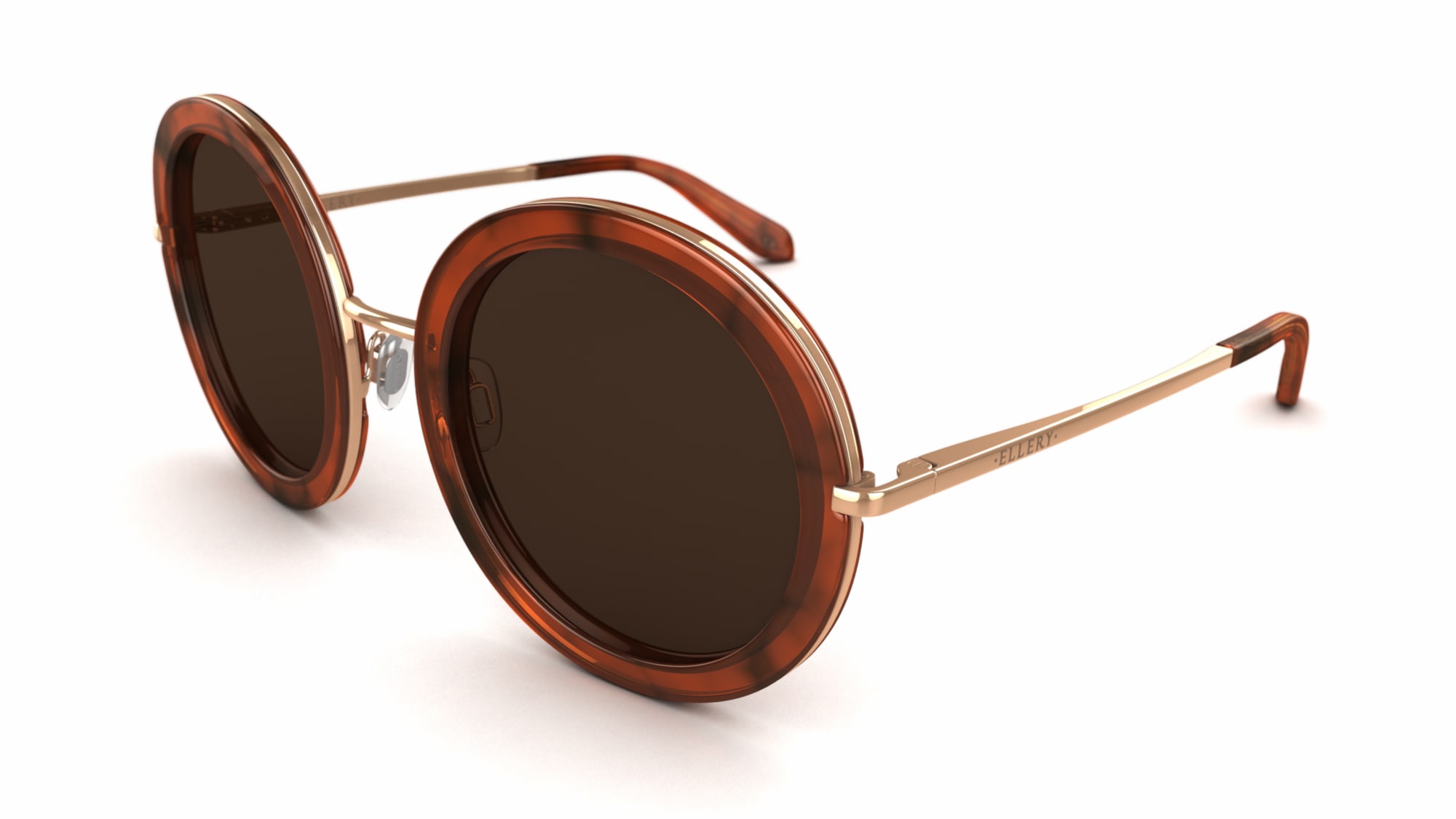 ELLERY Women's glasses ELLERY Sunglasses 07 | Brown Frame $199 ...