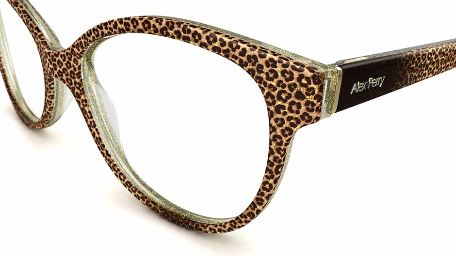 Alex Perry Women's glasses AP 64 | Brown Cateye Plastic Acetate Frame ...