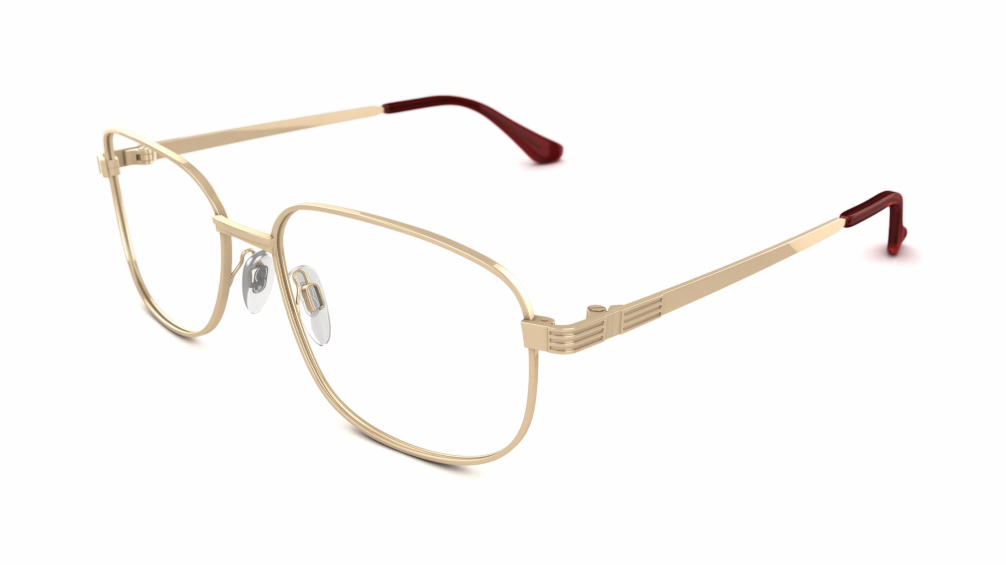 Specsavers Men's glasses GERALD | Gold Frame $39 | Specsavers Australia