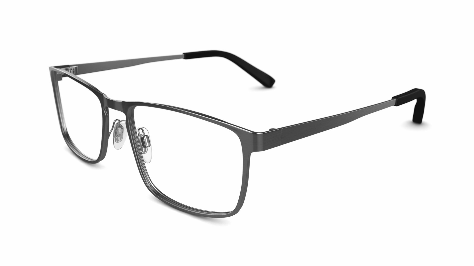 Specsavers Men's glasses AIDEN | Gunmetal Metal Stainless steel Frame ...