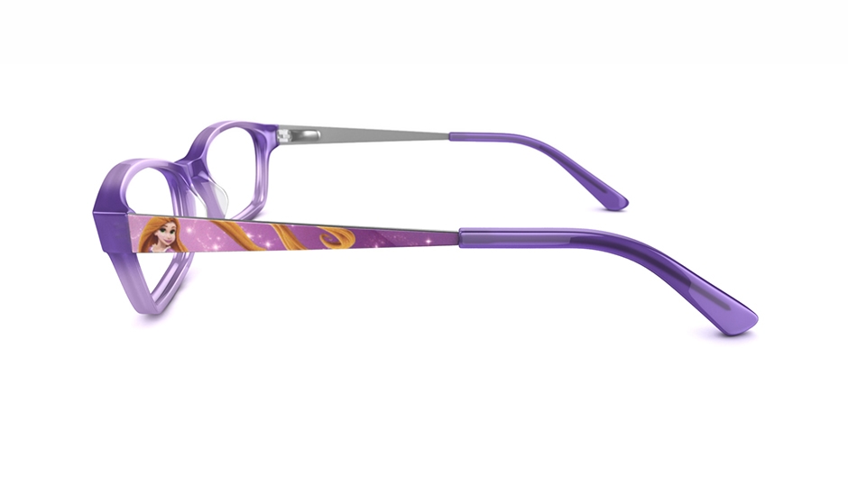 Disney Child glasses RAPUNZEL 03 | Purple Oval Plastic Acetate Frame £ ...