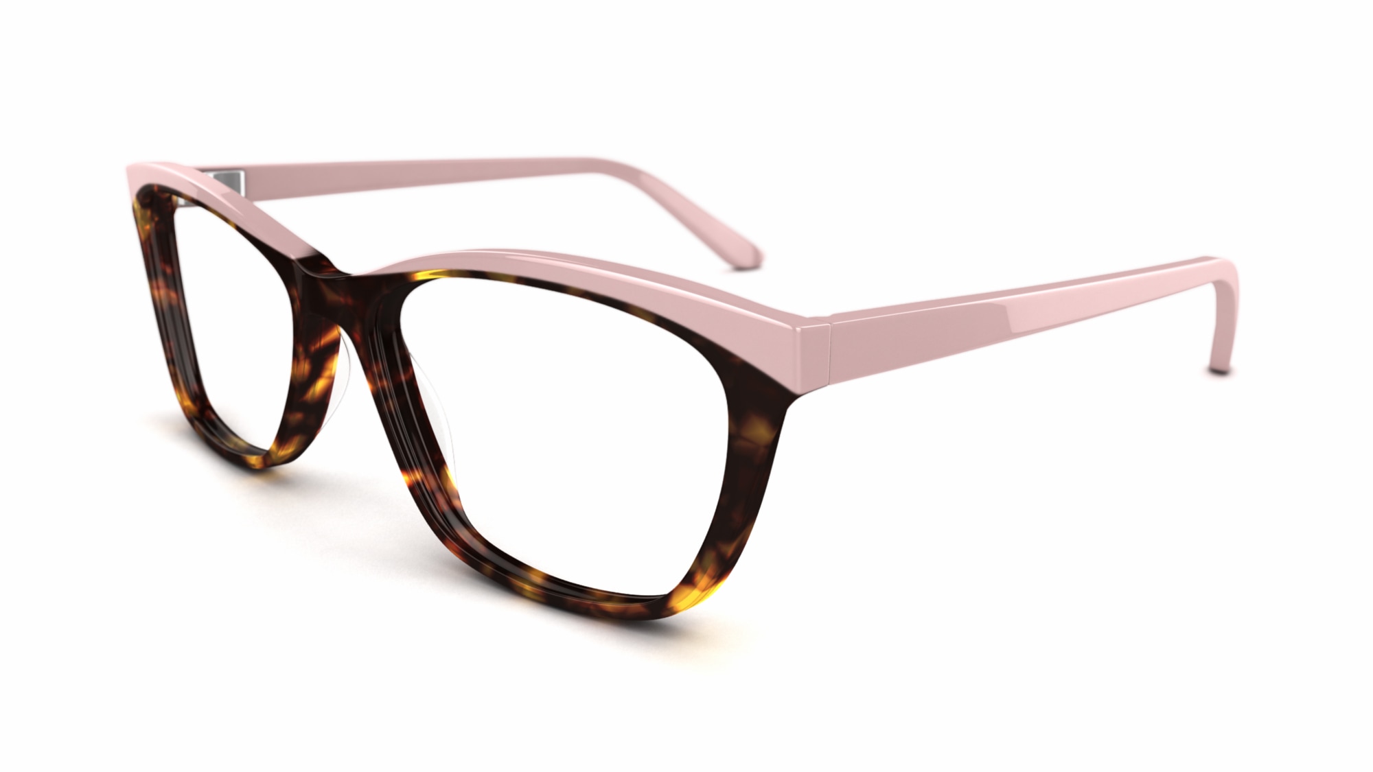 Specsavers Women's glasses SALMON | Brown Geometric Plastic Acetate ...