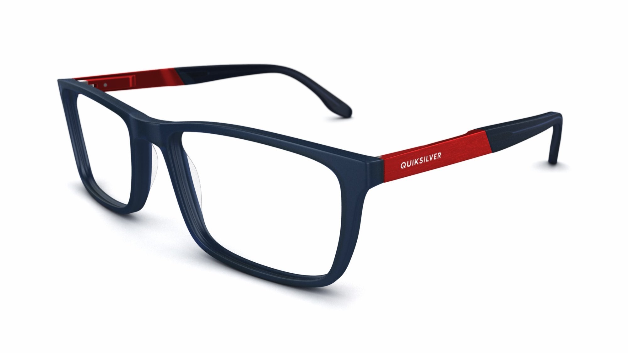 Quiksilver Men's glasses QS IRON | Blue Rectangle Plastic Acetate Frame ...