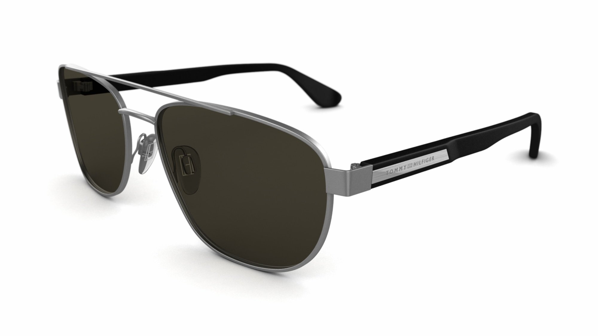 Tommy Hilfiger Men's glasses TH Sunglasses 39 | Gunmetal Pilot Metal ...
