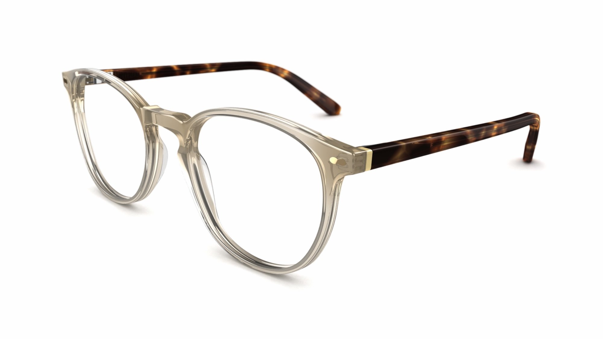 Specsavers Men's glasses DIZZY | Clear Round Plastic Acetate Frame $249 ...