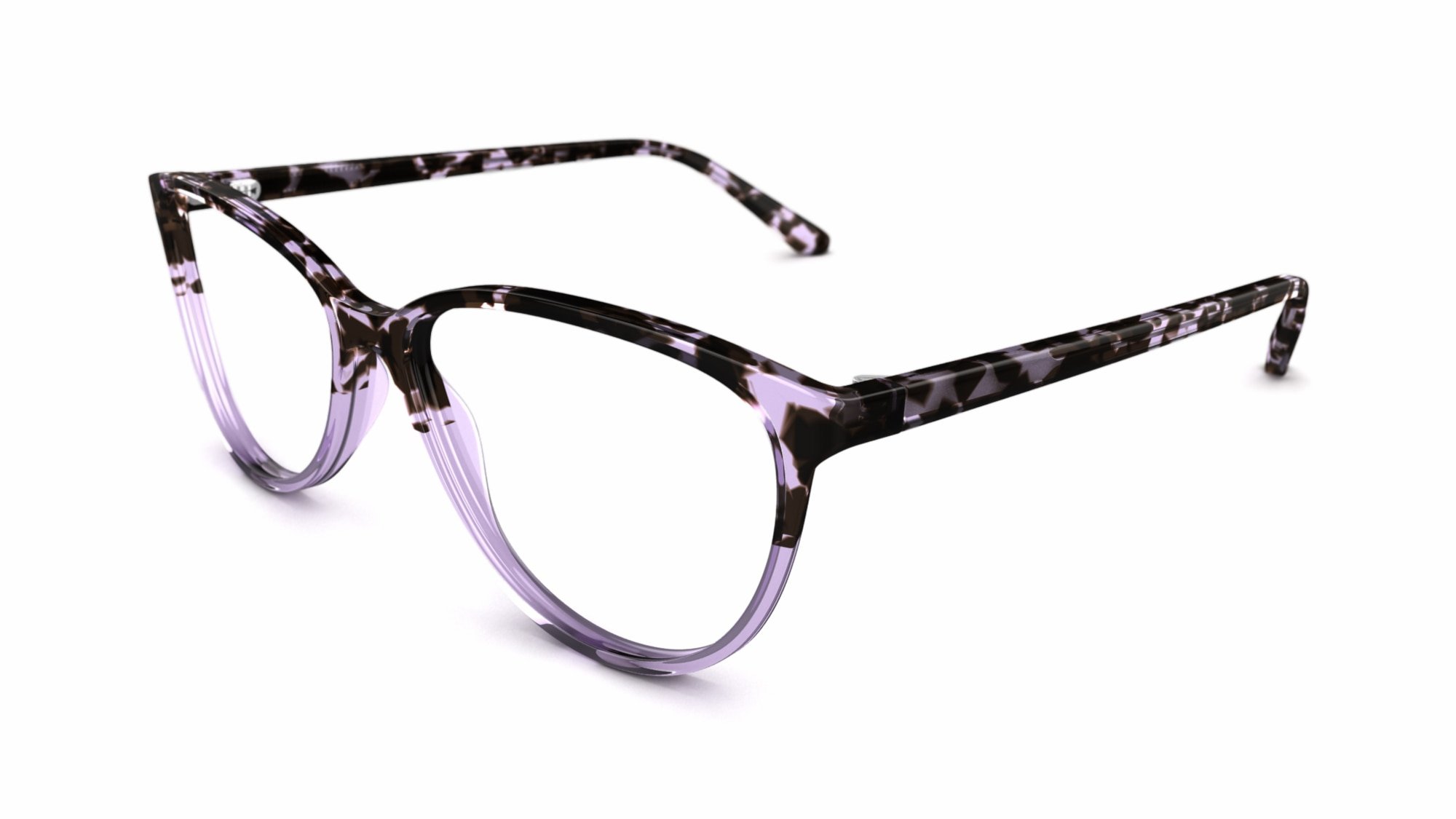 Specsavers Women's glasses MAUVE | Purple Geometric Plastic Cellulose ...