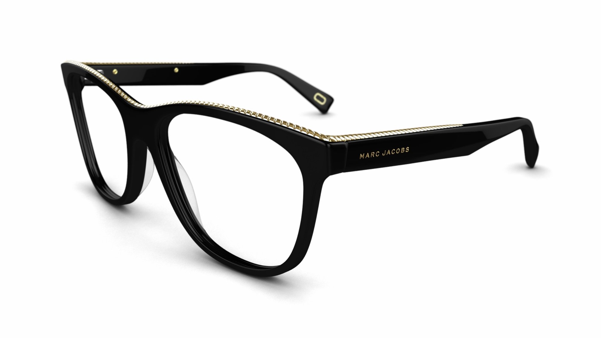 MARC JACOBS Women's glasses MARC JACOBS 19 | Black Square Plastic ...