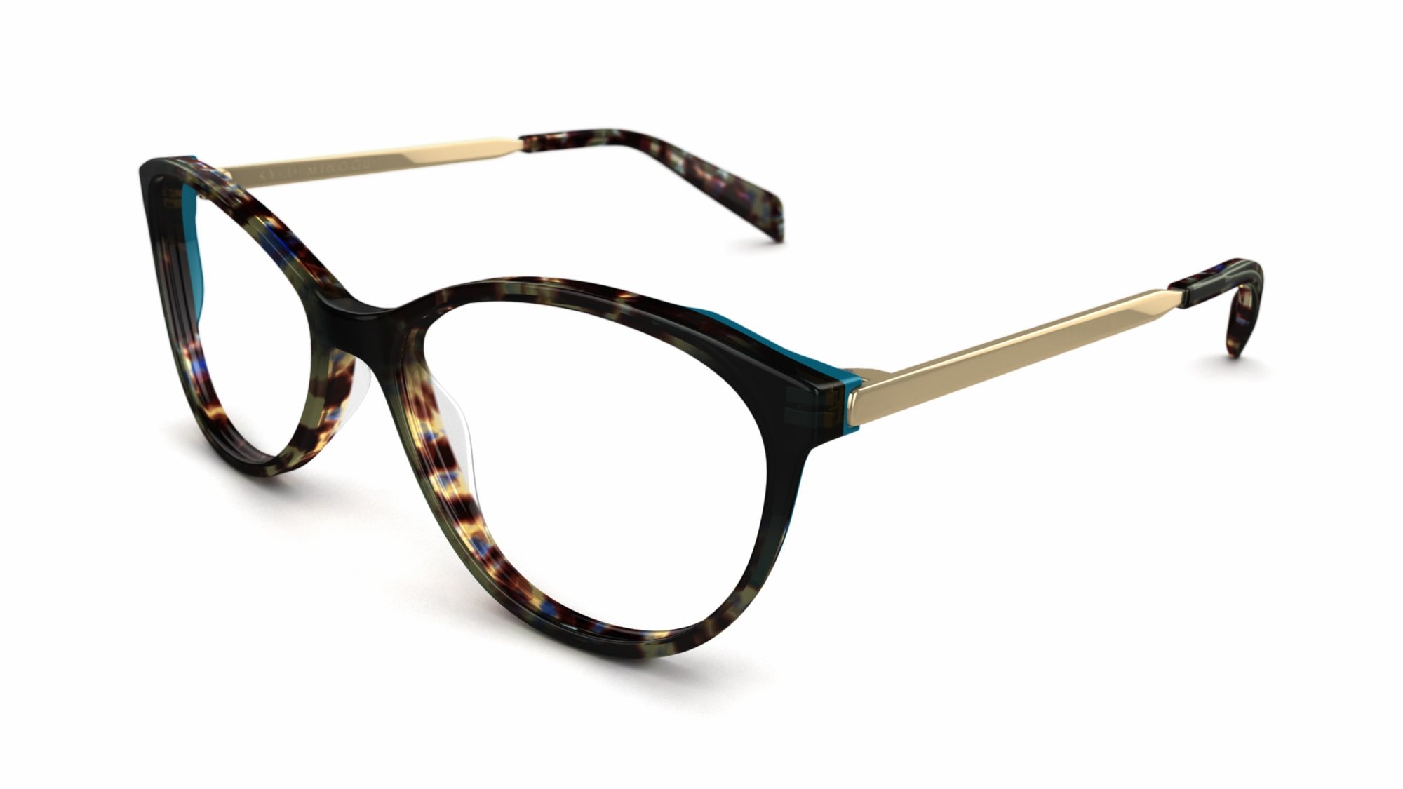 Kylie Minogue Women's glasses GOLDEN | Blue Round Plastic Acetate Frame ...