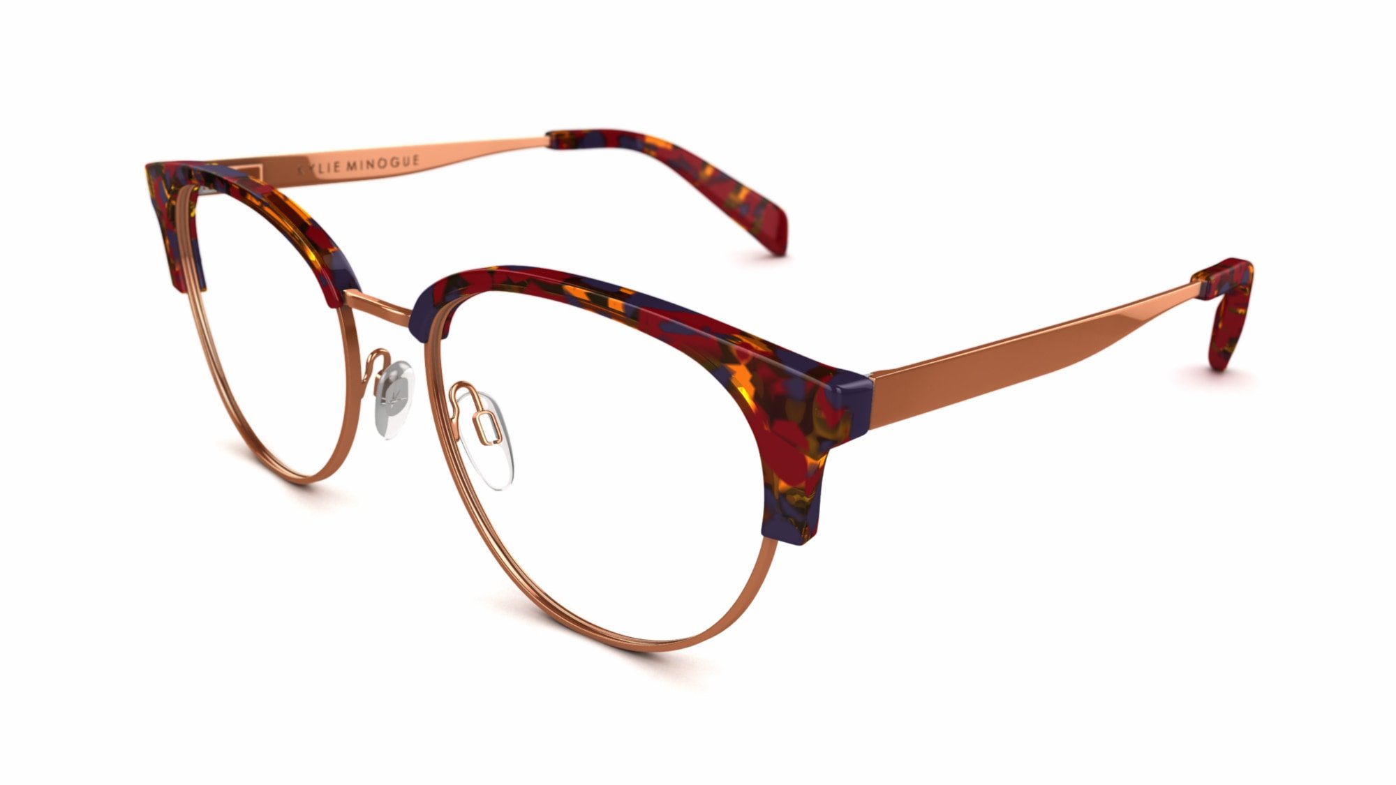 Kylie Minogue Women's glasses I BELIEVE IN YOU | Red Round Metal ...