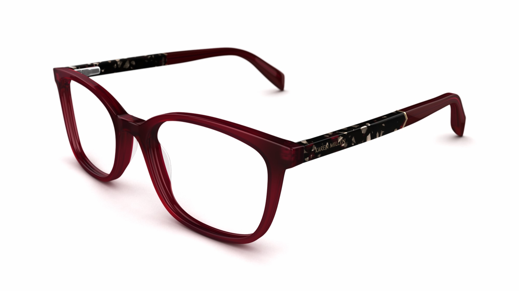 Karen Millen Vrouw brillen KM 123 | Rood Vierkant montuur €179 ...