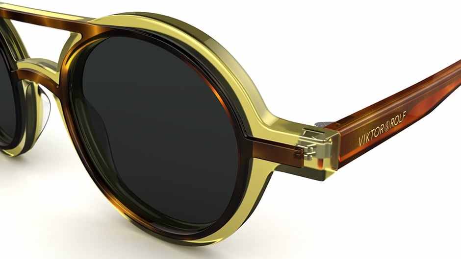 Viktor-Rolf Men's glasses VR 03 Sunglasses | Yellow Frame €239 ...