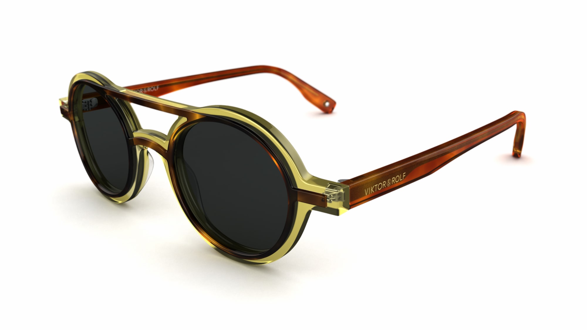 Viktor-Rolf Men's glasses VR 03 Sunglasses | Yellow Frame €239 ...