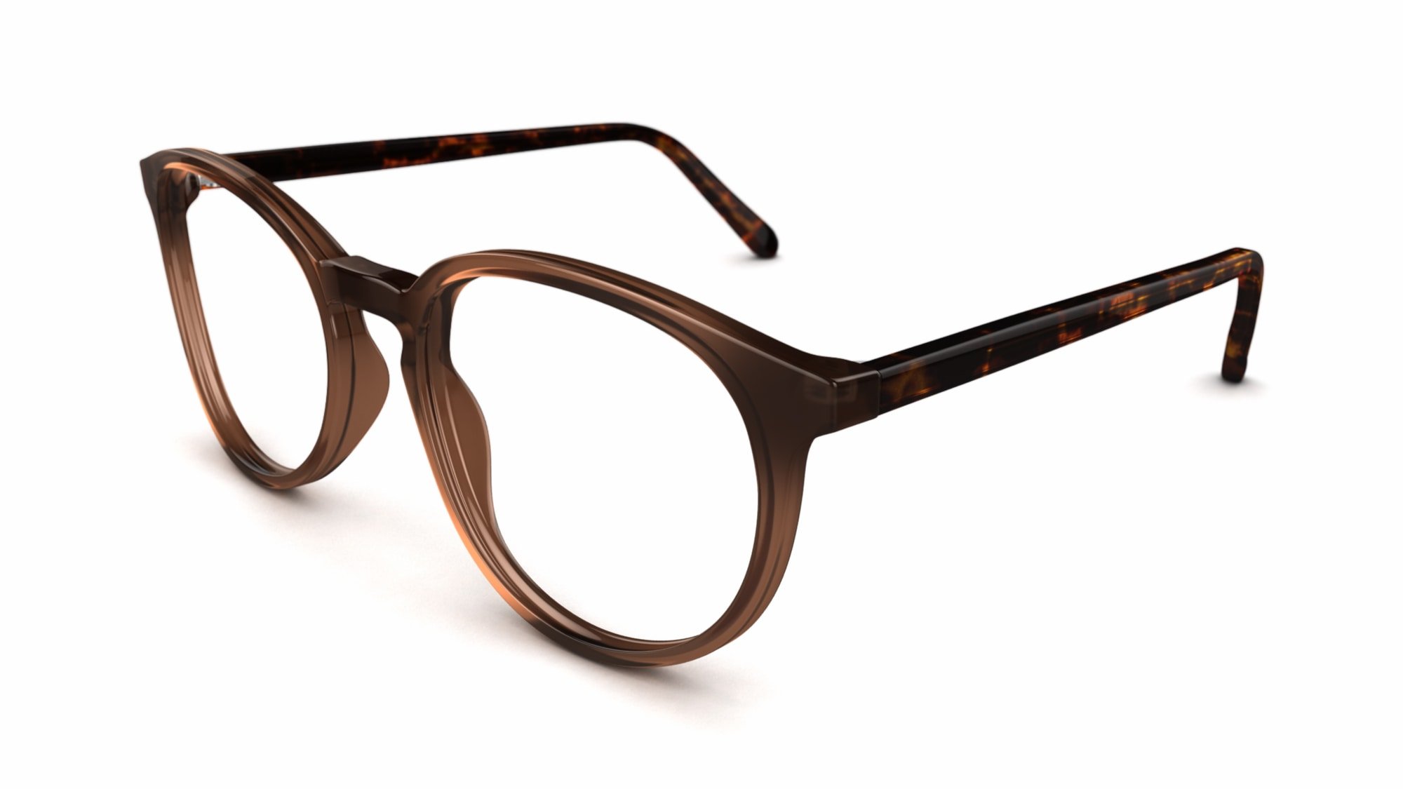 Specsavers Women's glasses CARMI | Brown Round Plastic Acetate Frame £ ...