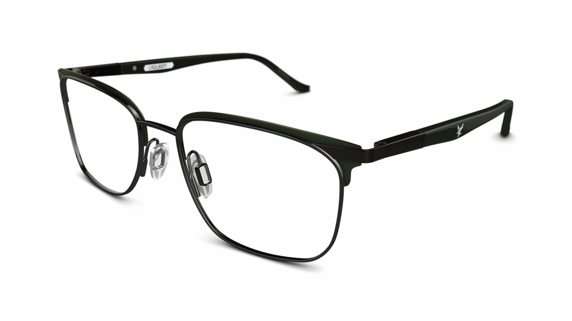 Lyle and Scott Men's glasses LS002 | Green Frame €189 | Specsavers Ireland