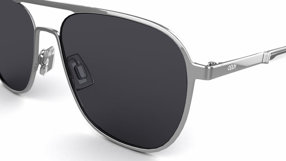 HUGO Men's glasses HG SUN RX 05 | Silver Frame $459 | Specsavers New ...