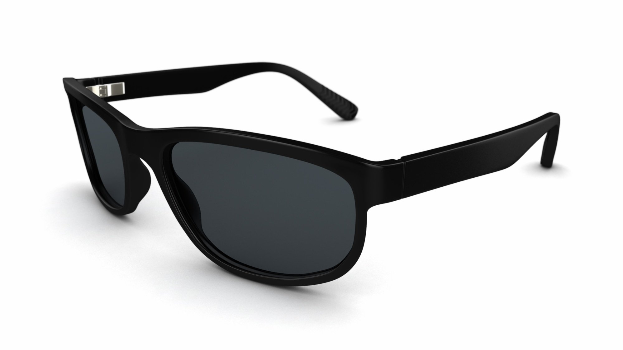 Specsavers Men's glasses SEA BREAM Sunglasses | Black Rectangle Plastic ...