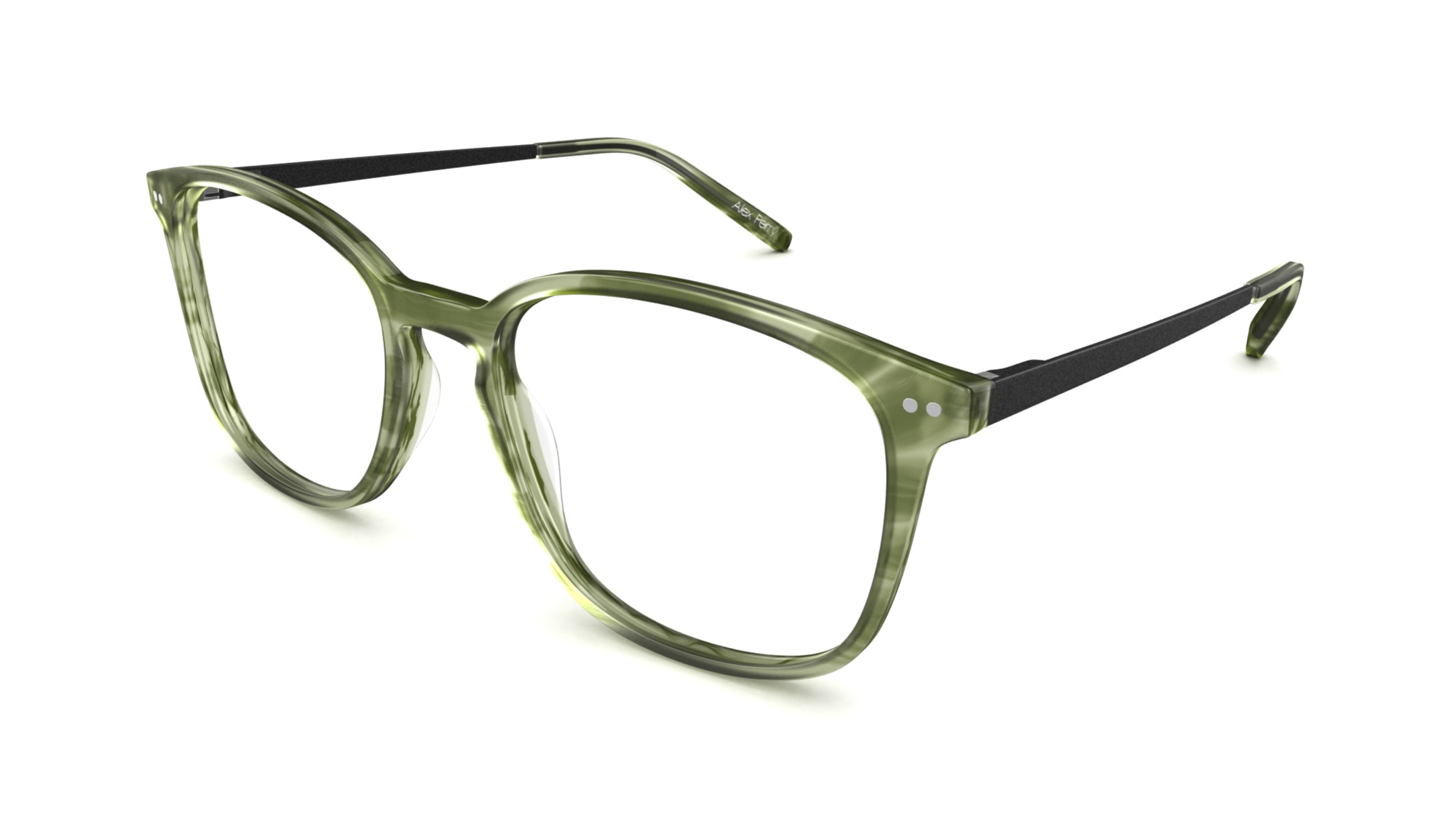 Alex Perry Men's glasses AP MEN 29 | Green Round Plastic Acetate Frame ...