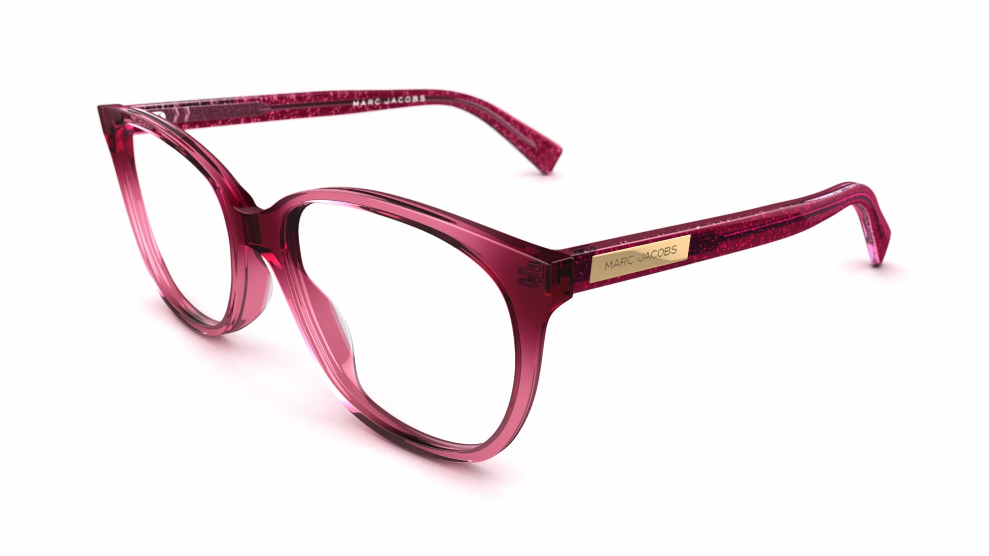 MARC JACOBS Women's glasses MARC JACOBS 25 | Pink Geometric Plastic ...