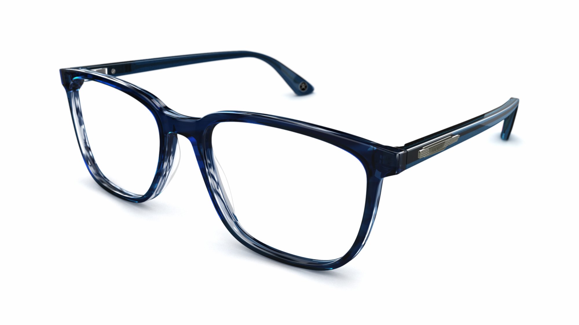 Hackett Men's glasses HACKETT HARROW | Blue Square Plastic Acetate ...