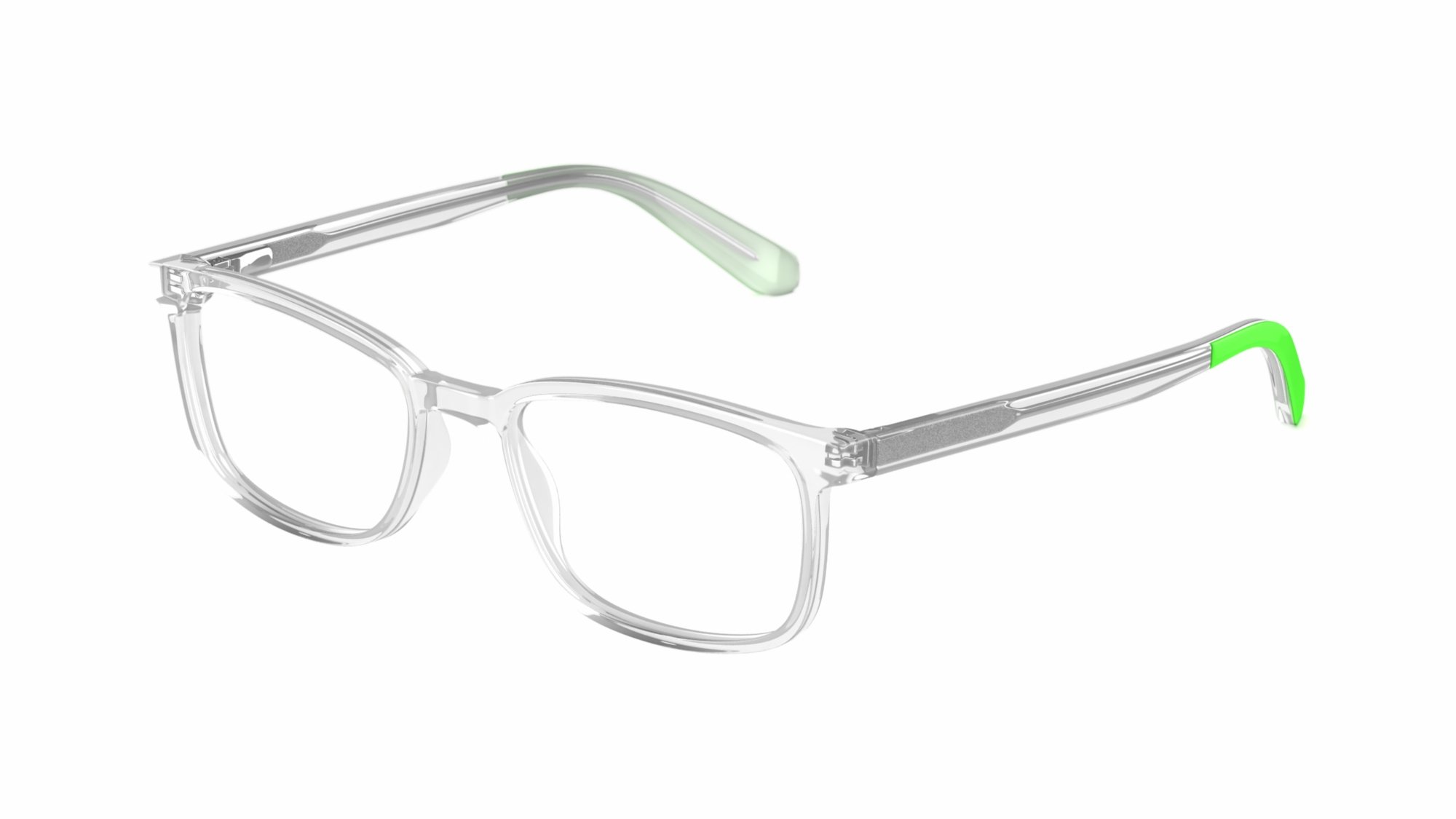 Specsavers Child glasses KIDS 94 | Clear Square Plastic Cellulose ...